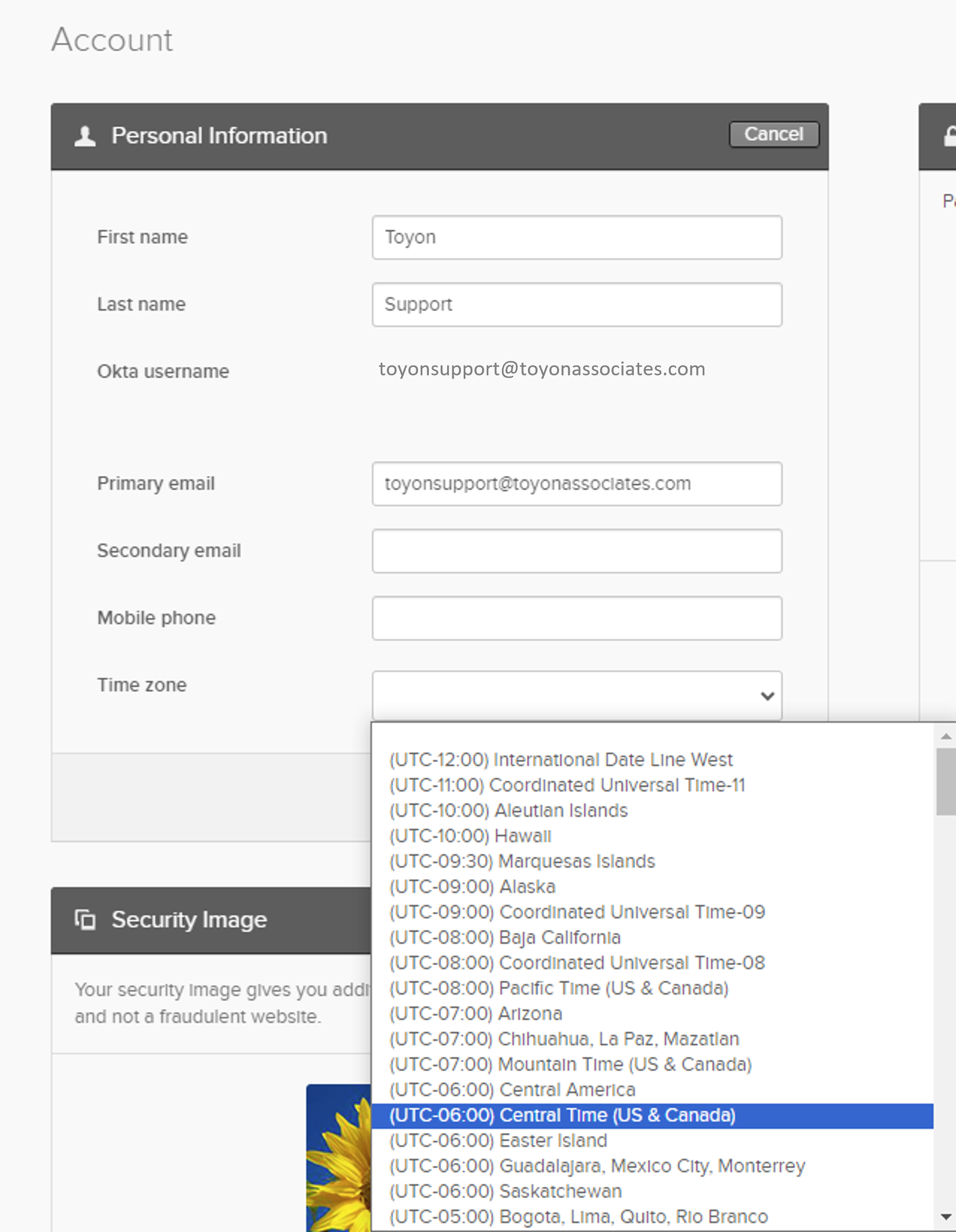 How do I update my date and time stamps on the Dashboard to my local ...